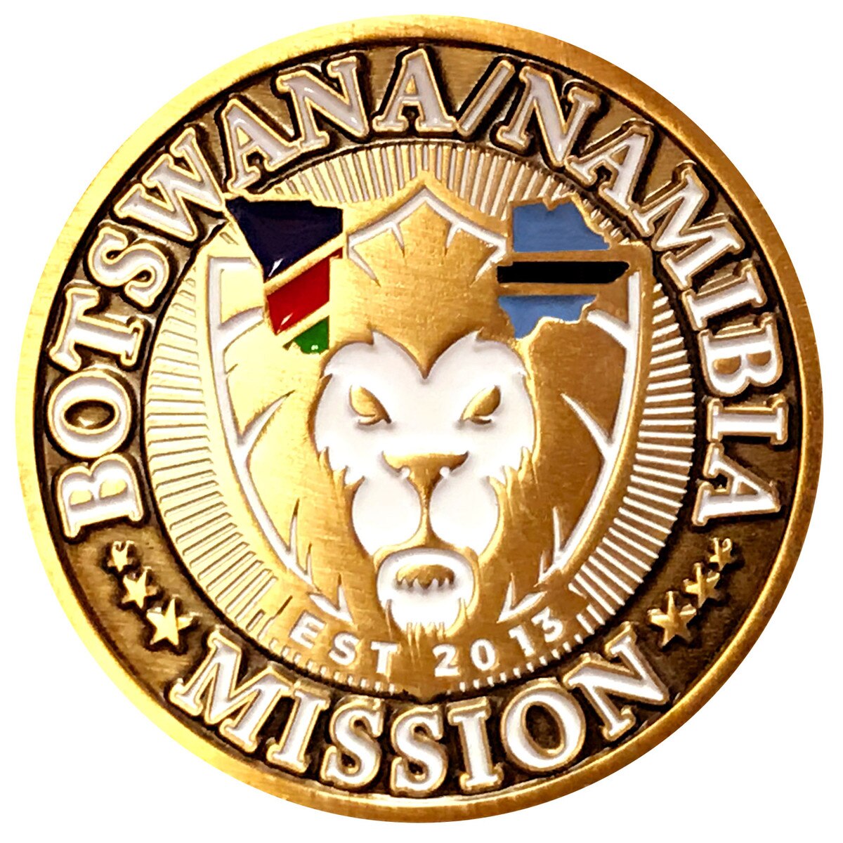 Botswana/Namibia Commemorative Mission Coin