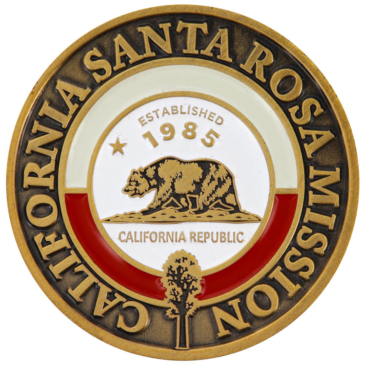 California Santa Rosa Commemorative Mission Coin