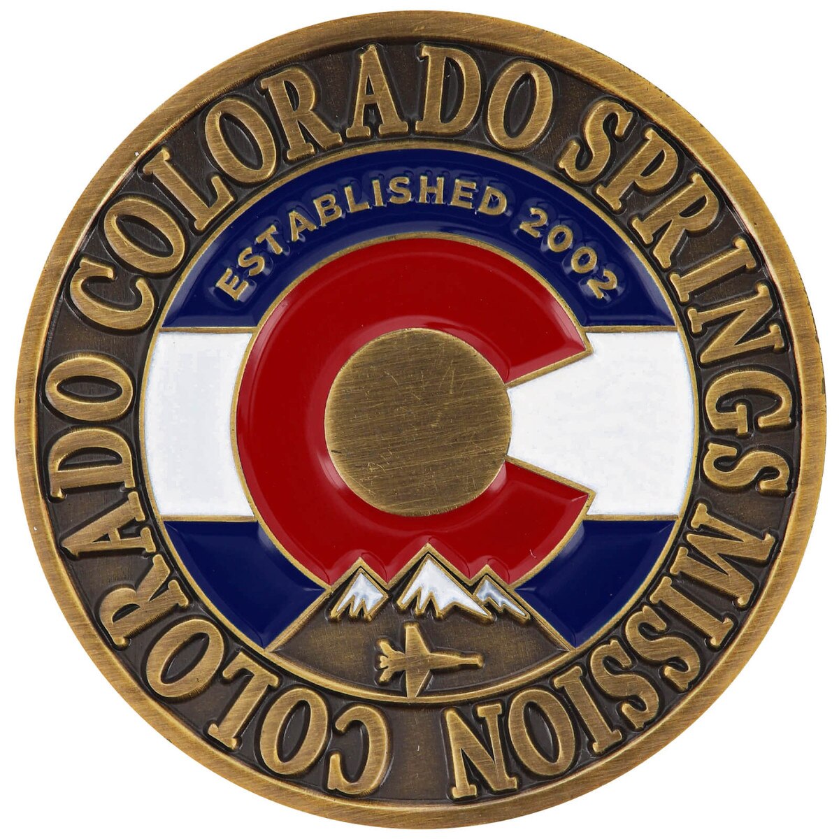 Colorado Colorado Springs Commemorative Mission Coin