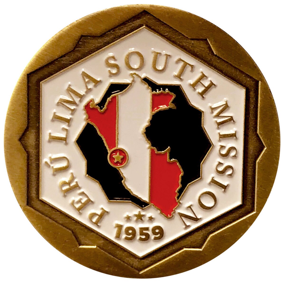 Peru Lima South Commemorative Mission Coin