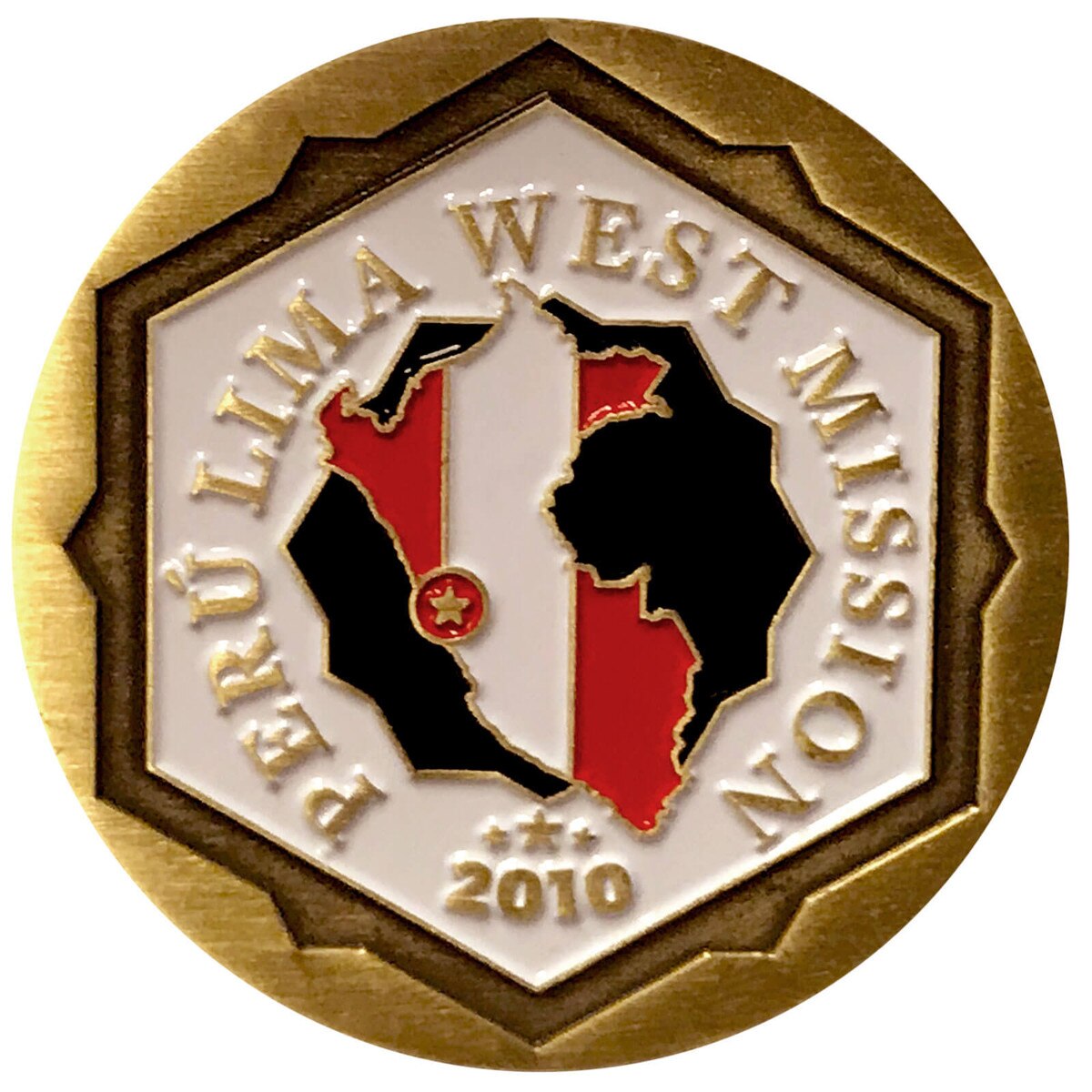 Peru Lima West Commemorative Mission Coin