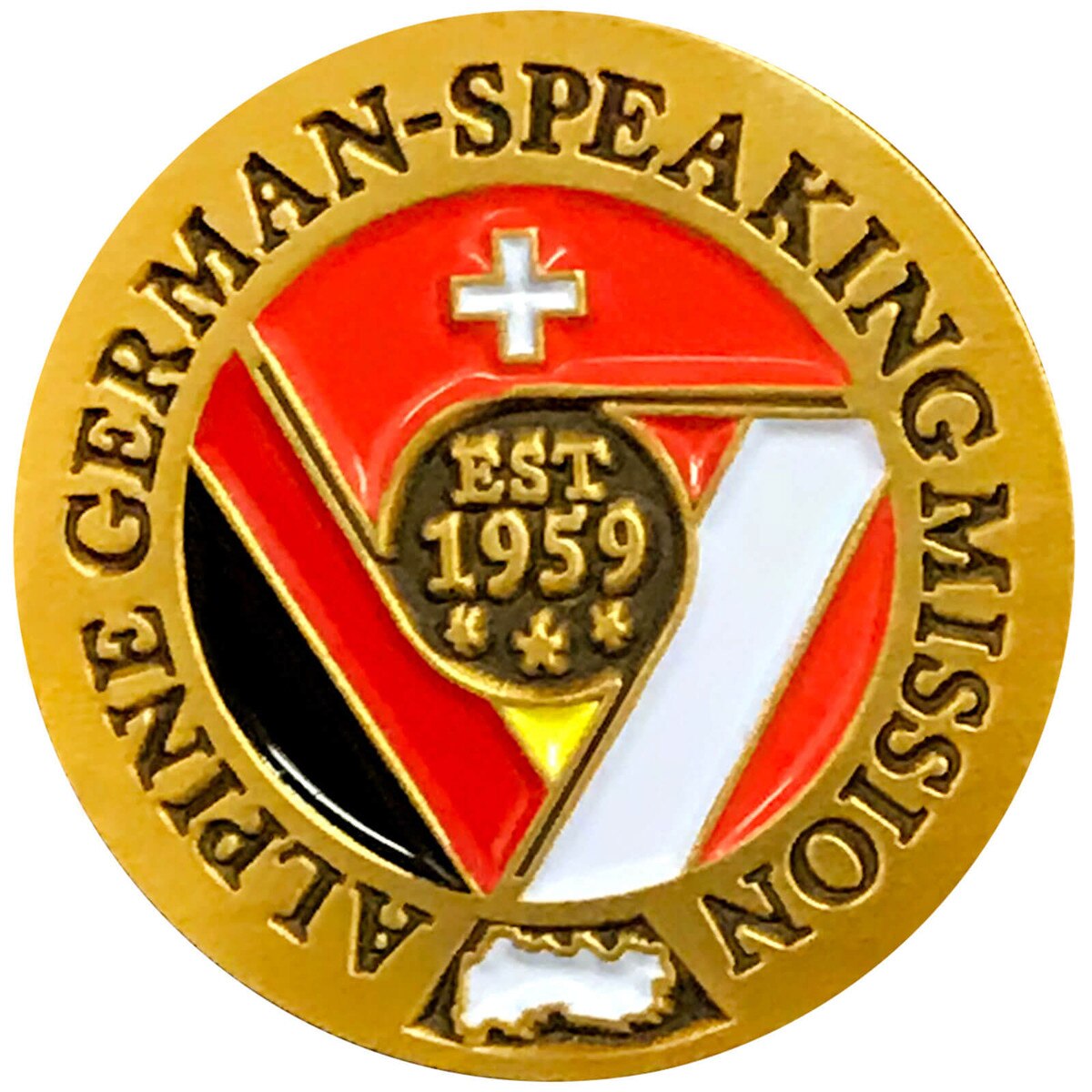Alpine German-Speaking Commemorative Mission Pin