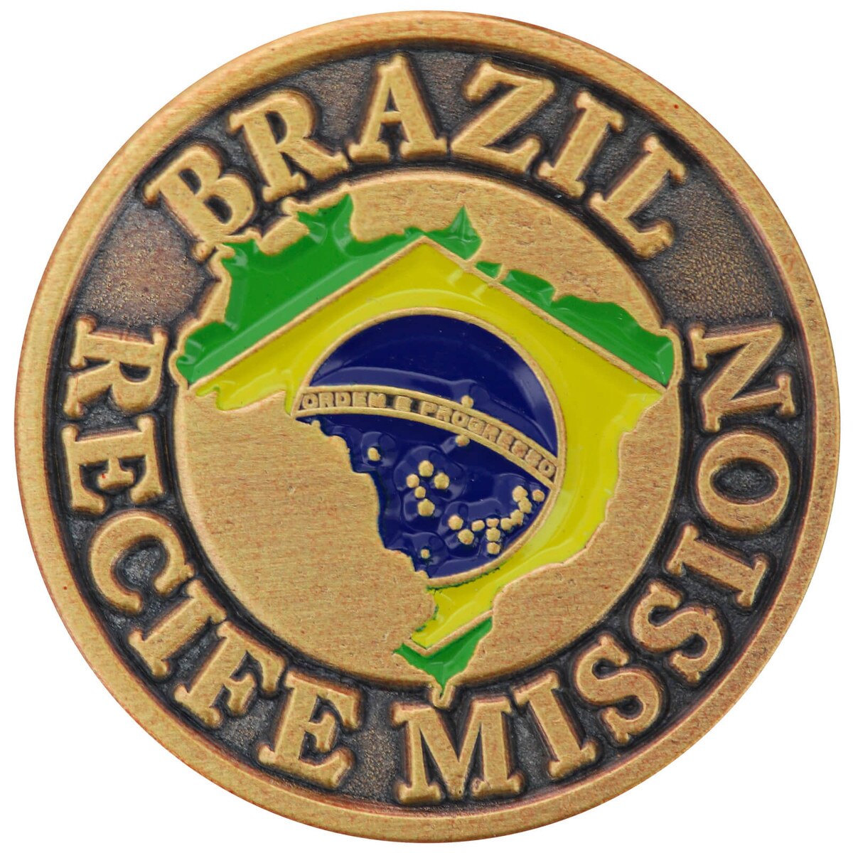 Brazil Recife Commemorative Mission Pin