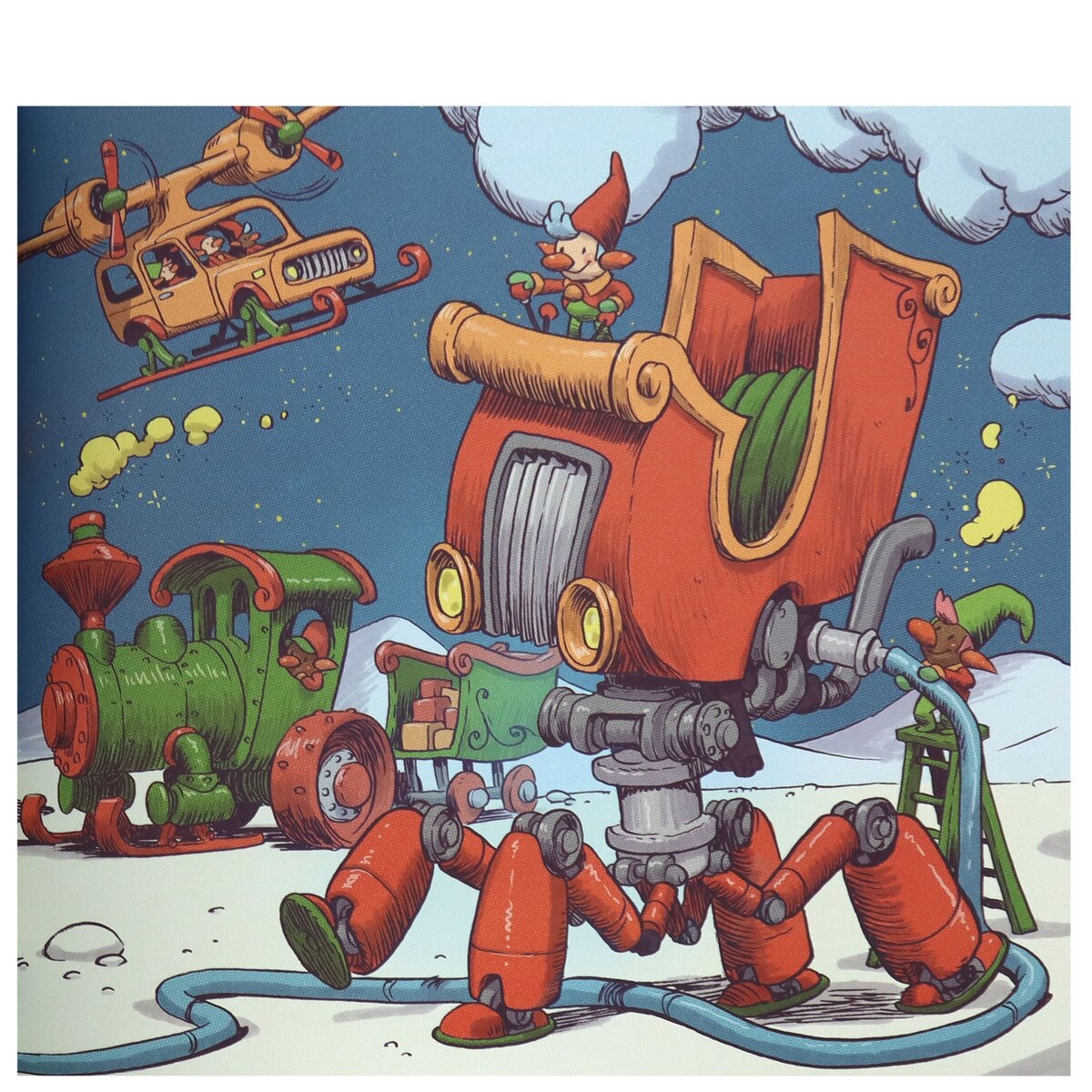 The 12 Sleighs of Christmas By Sherri Duskey Rinker and Illustrated By ...