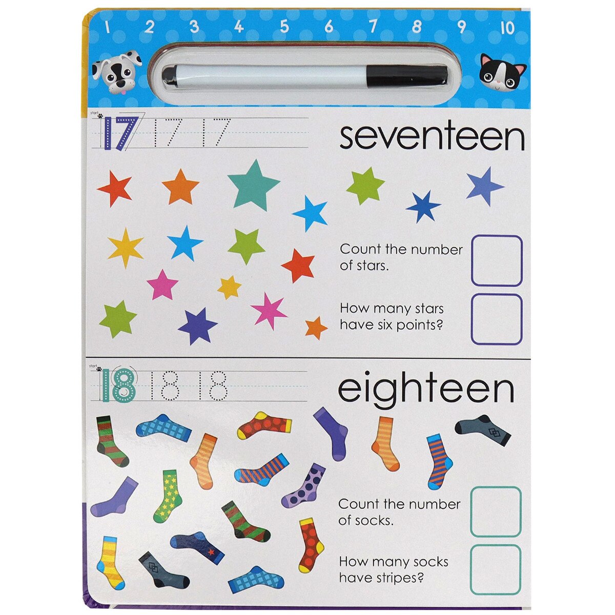 Write and Wipe Numbers - Little Learning