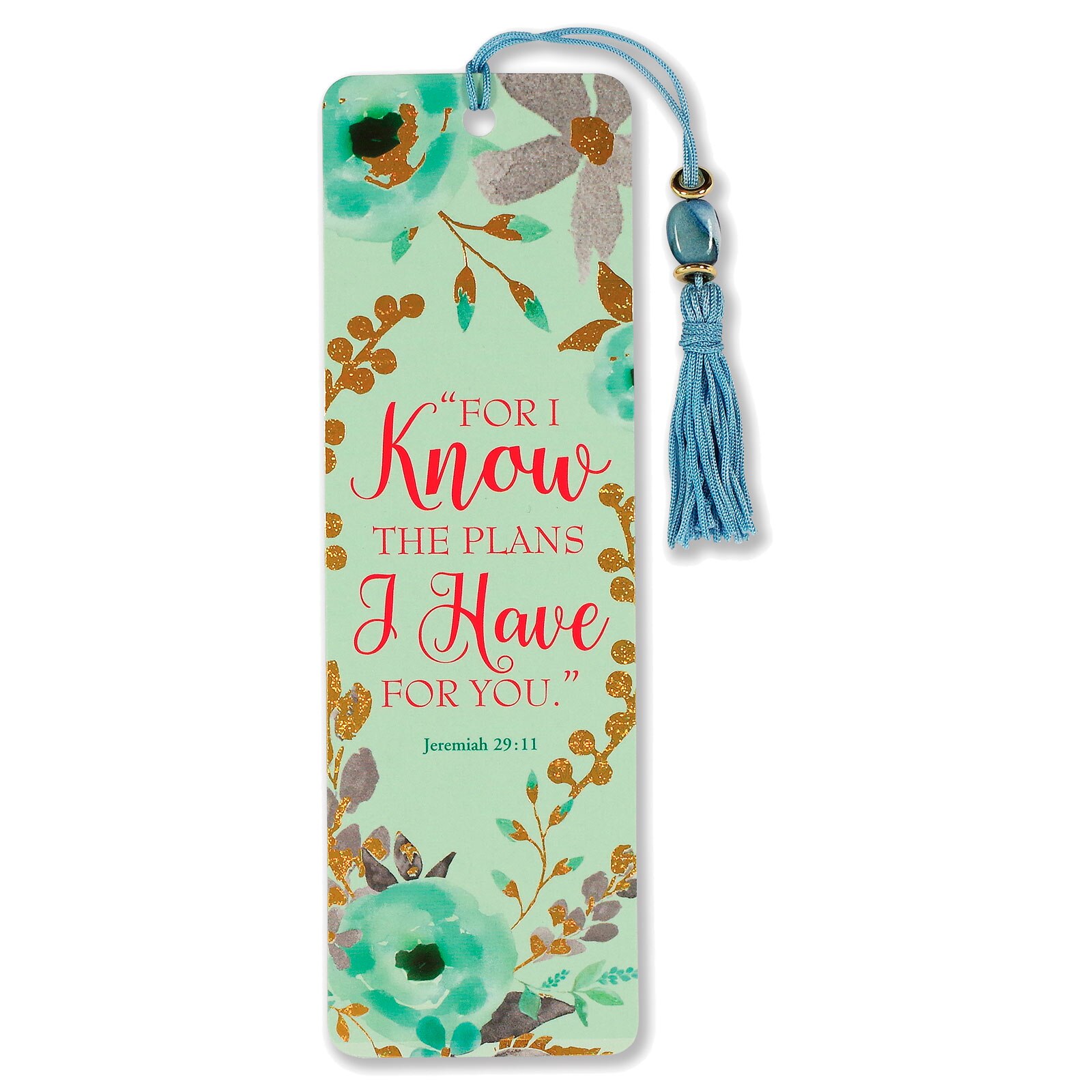 Book Marks For Reading Women For I Know The Plans I Have For You Beaded ...