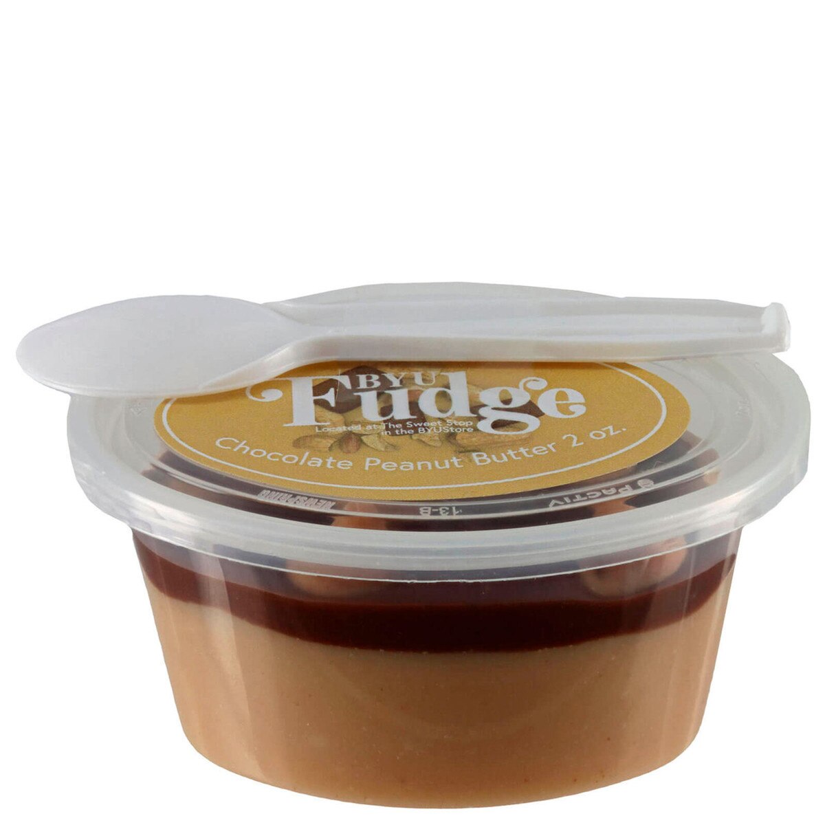 Peanut Butter BYU Fudge - 2 Oz. Mini Tub