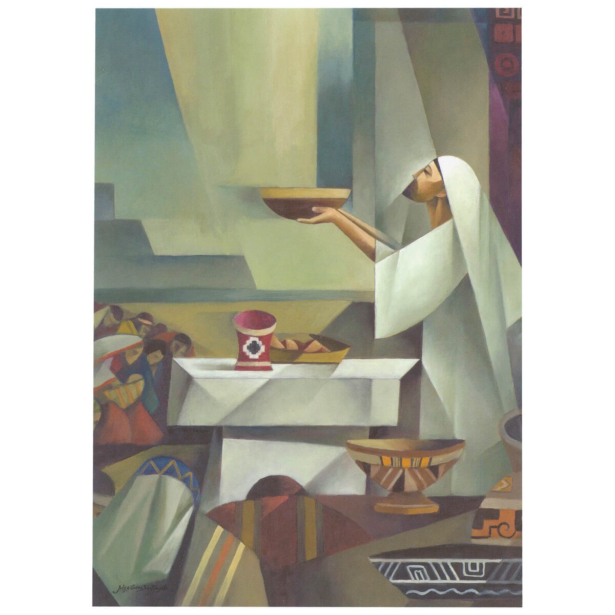 A New Offering Print By Jorge Cocco - 5" x 7"