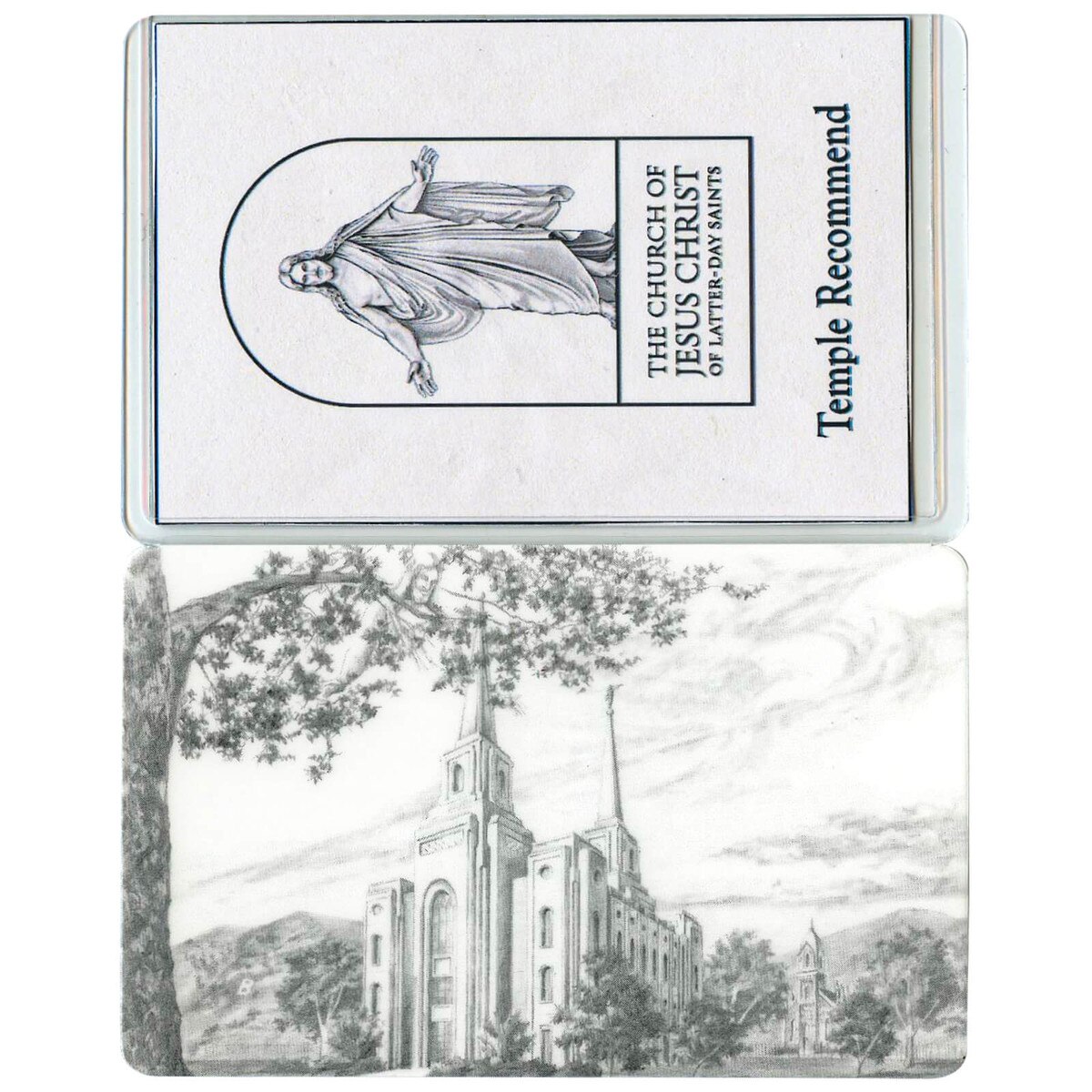 Brigham City Utah Temple Recommend Holder - Chad Hawkins