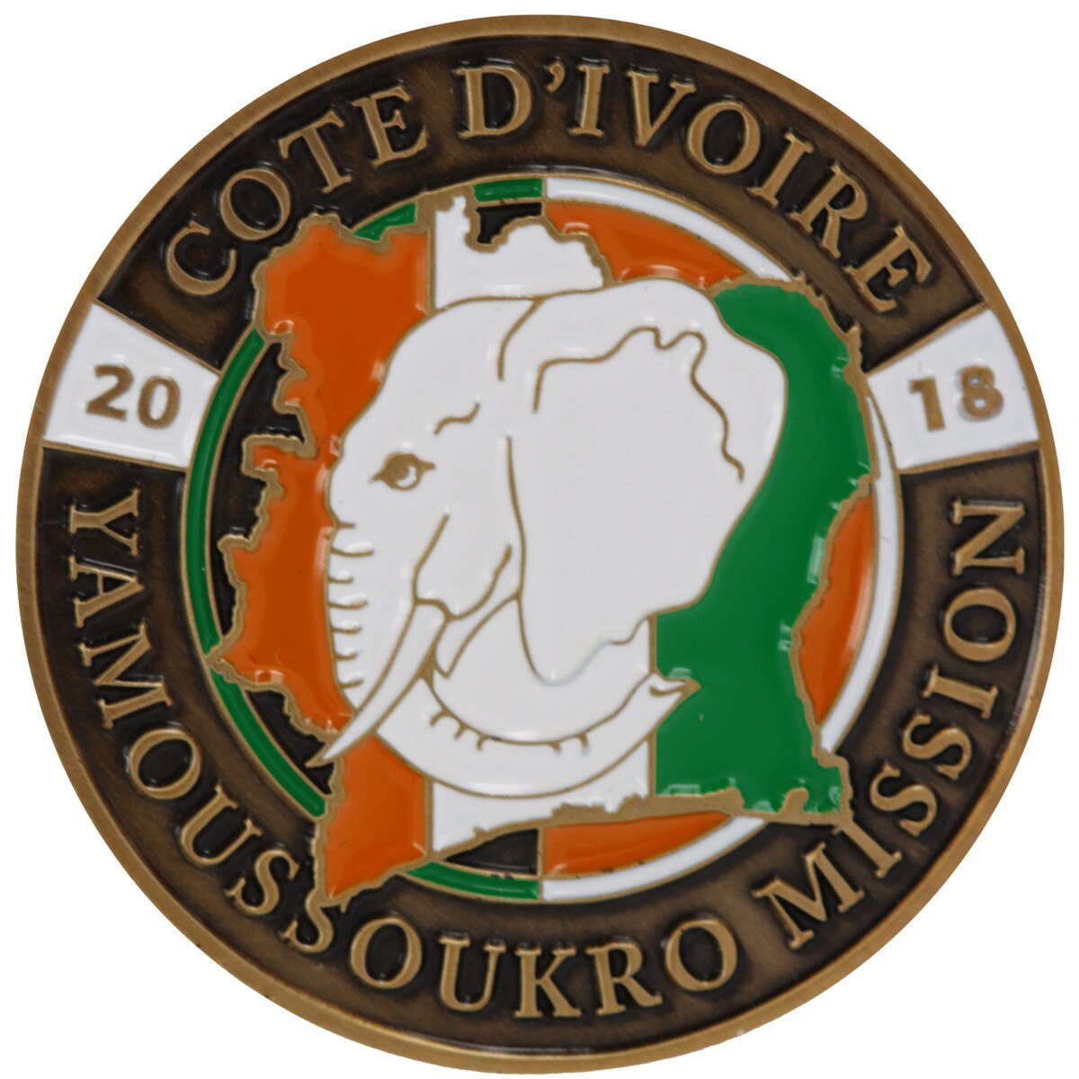 Cote D'lvoire Yamoussoukro Mission Coin