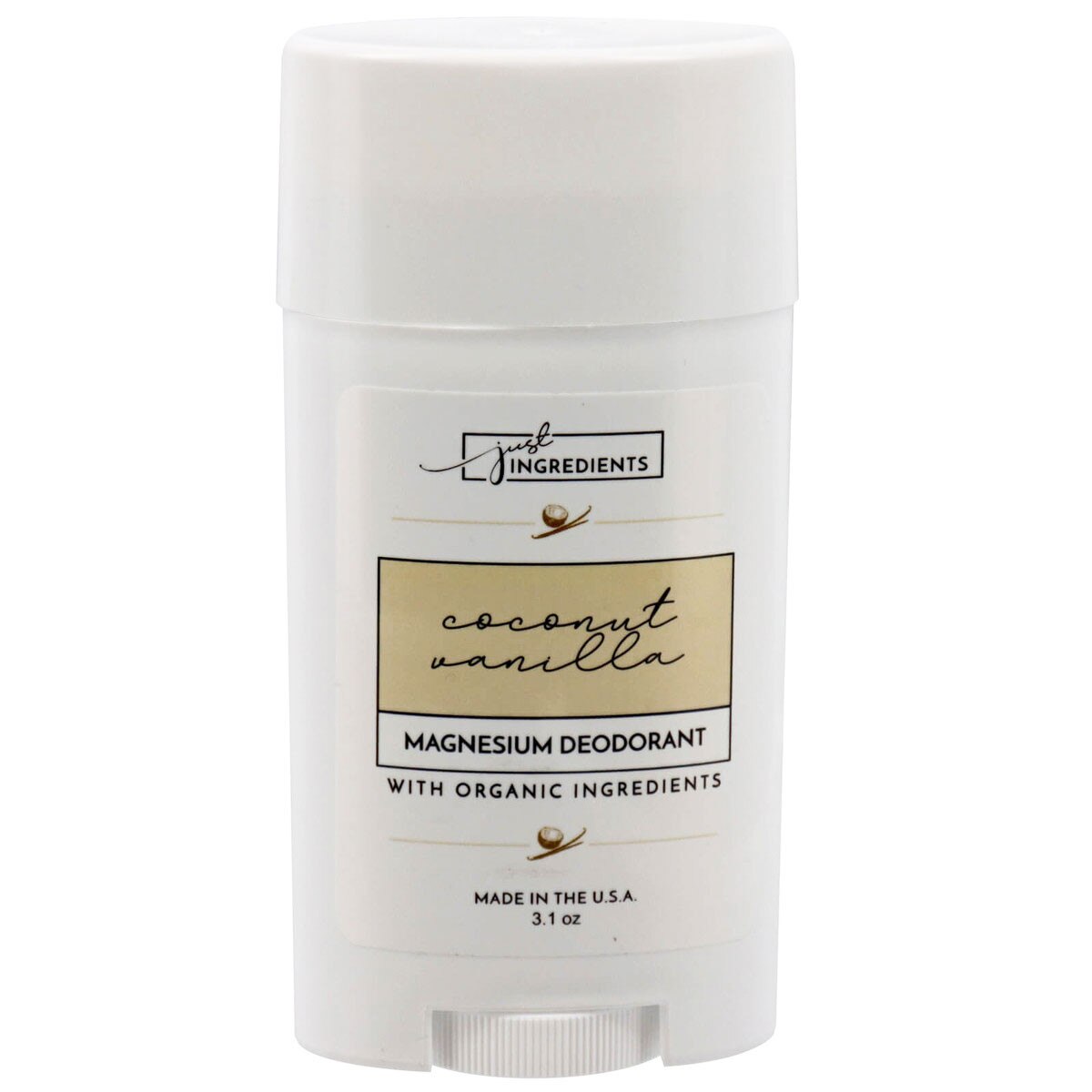 Coconut Vanilla Deodorant - Just Ingredients