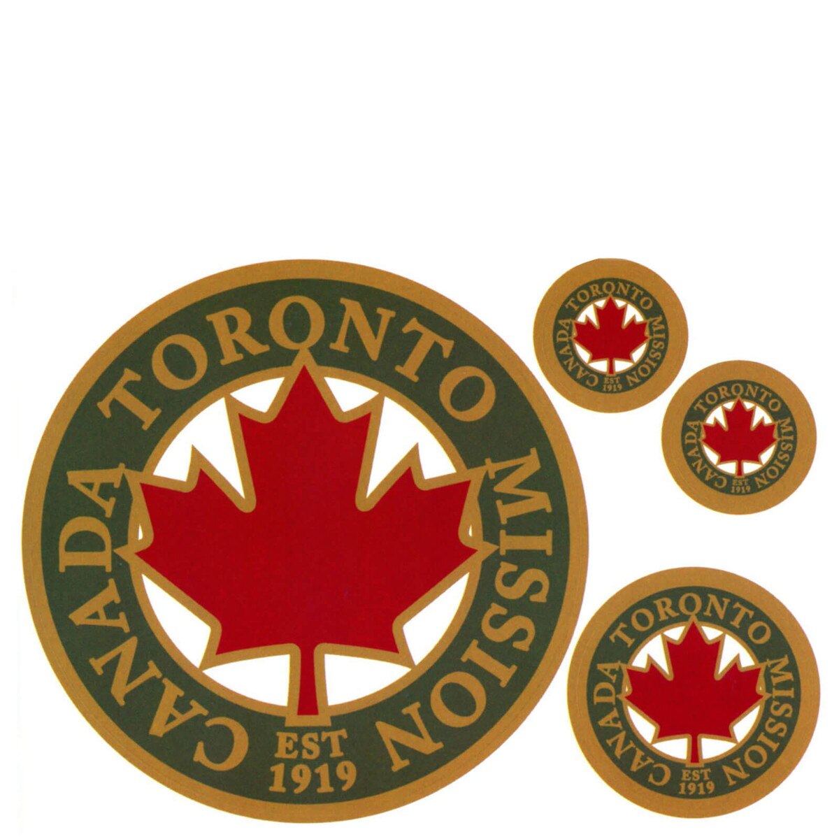 Canada Toronto Mission Decals - 4 Pack