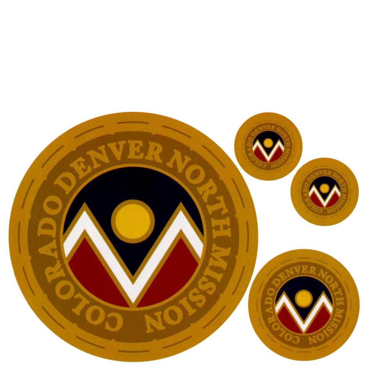 Colorado Denver North Mission Decals - 4 Pack