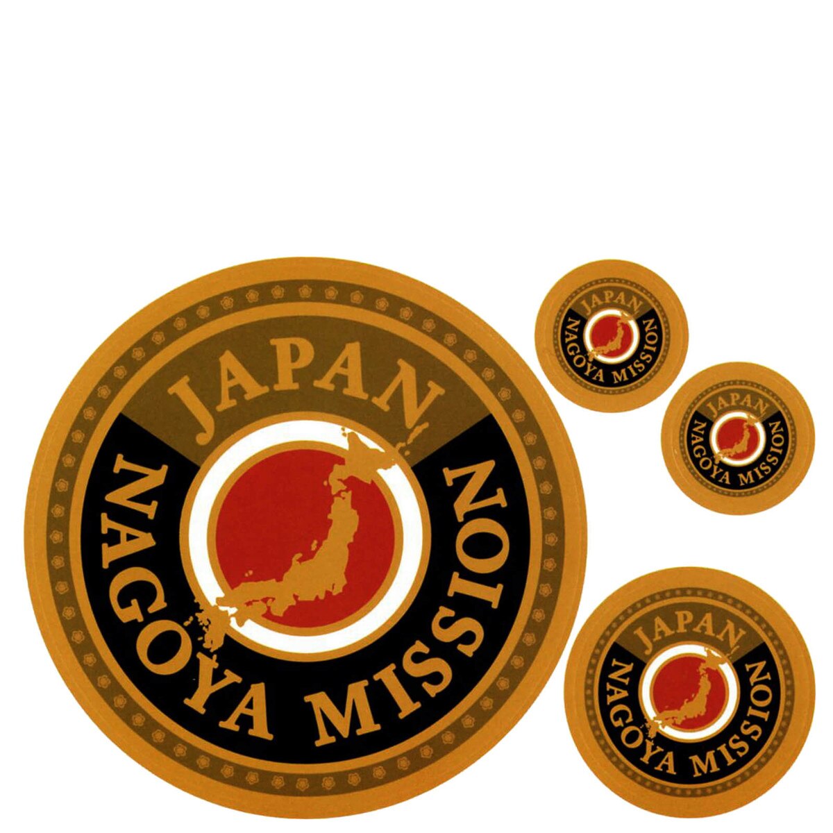 Japan Nagoya Mission Decals - 4 Pack