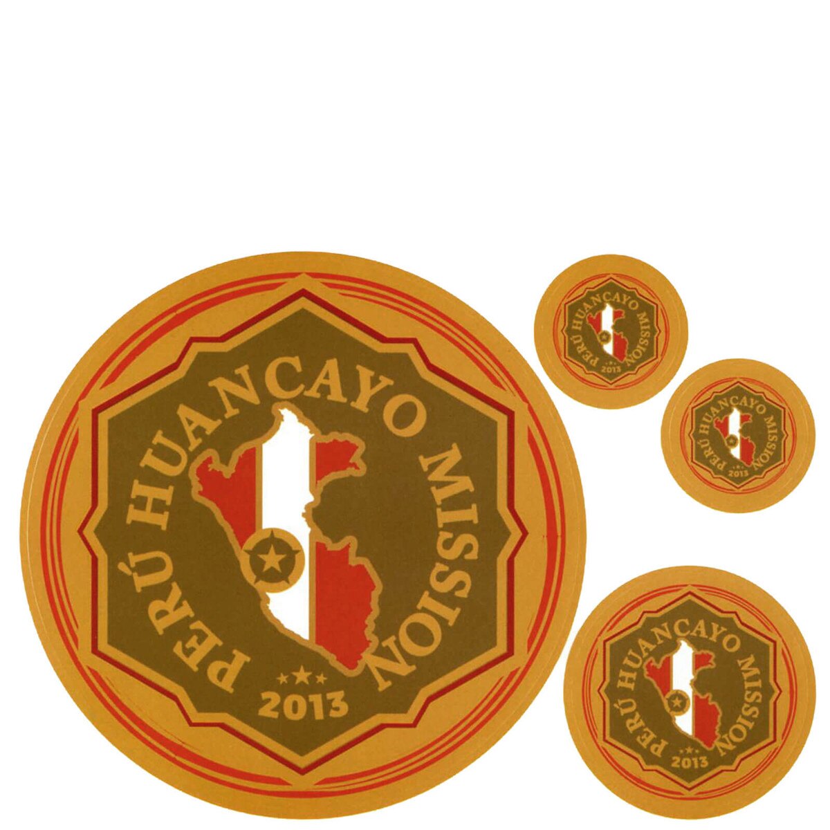 Perú Huancayo Mission Decals - 4 Pack
