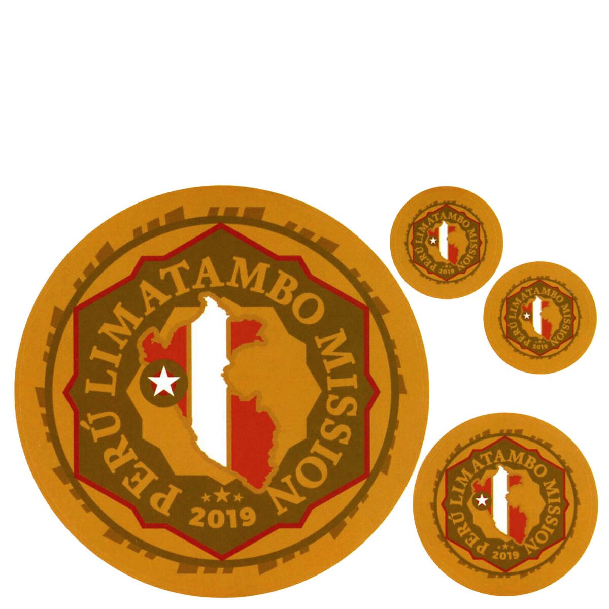 Peru Limatambo Mission Decals - 4 Pack