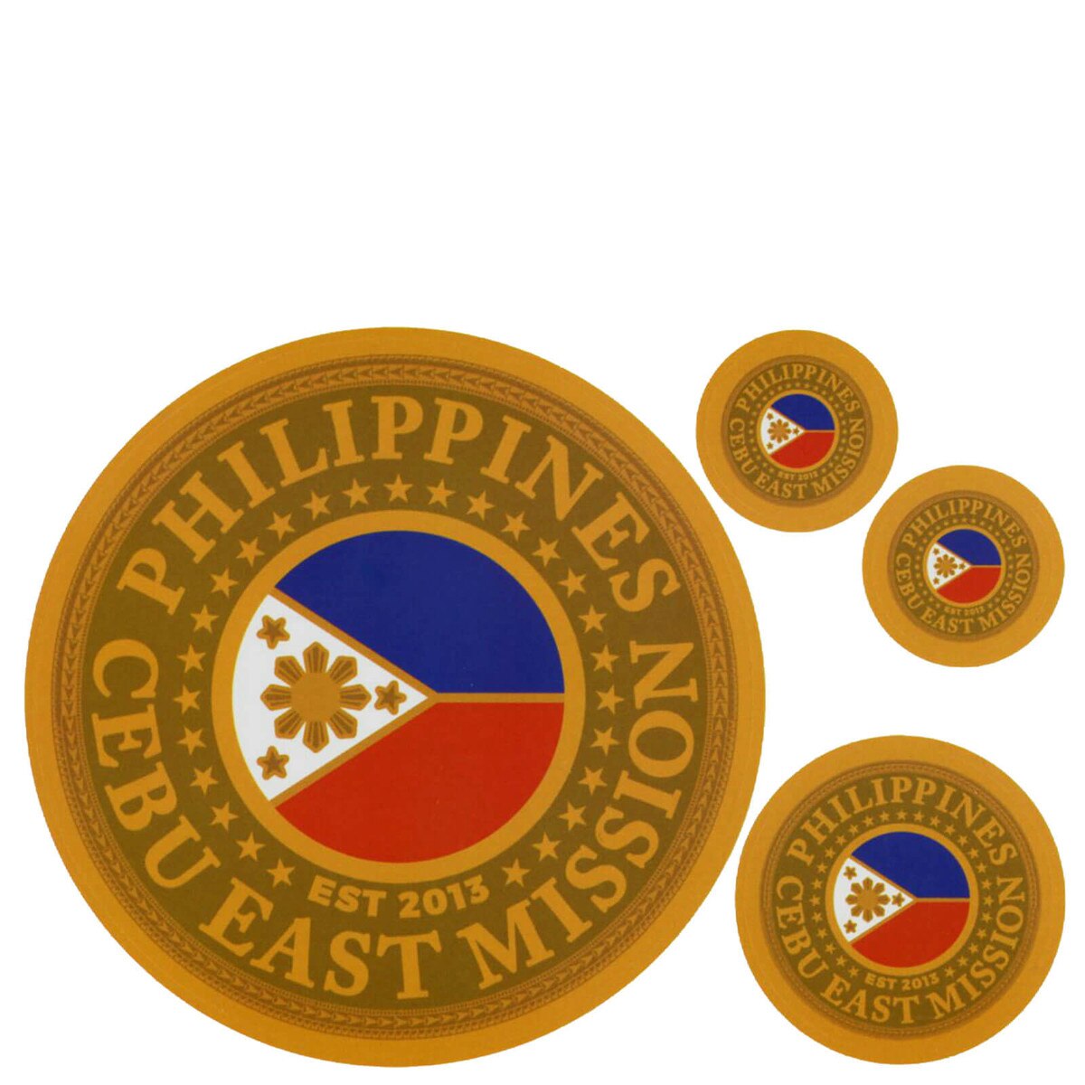 Philippines Cebu East Mission Decals - 4 Pack