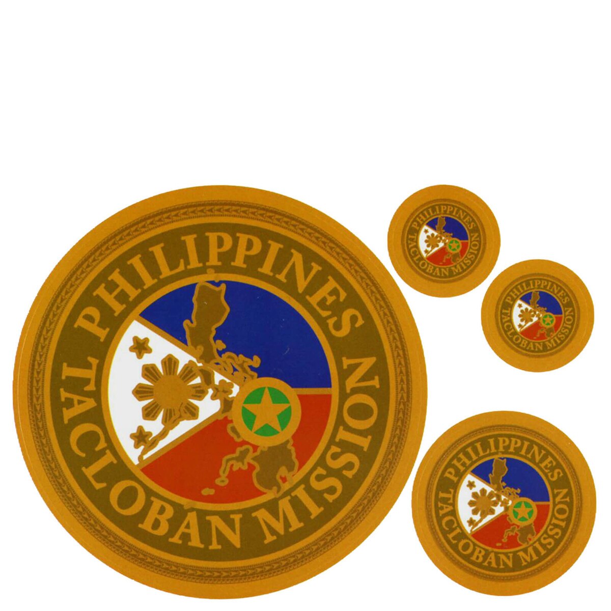 Philippines Tacloban Mission Decals - 4 Pack