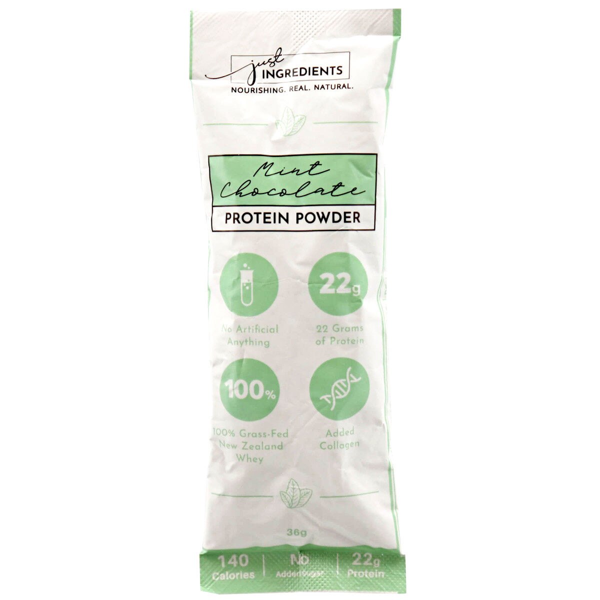 Chocolate Mint Protein Powder Stick 36g - Just Ingredients