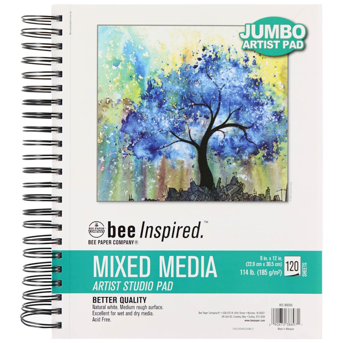 Jumbo Mixed Media Artist Pad - 9" x 12"