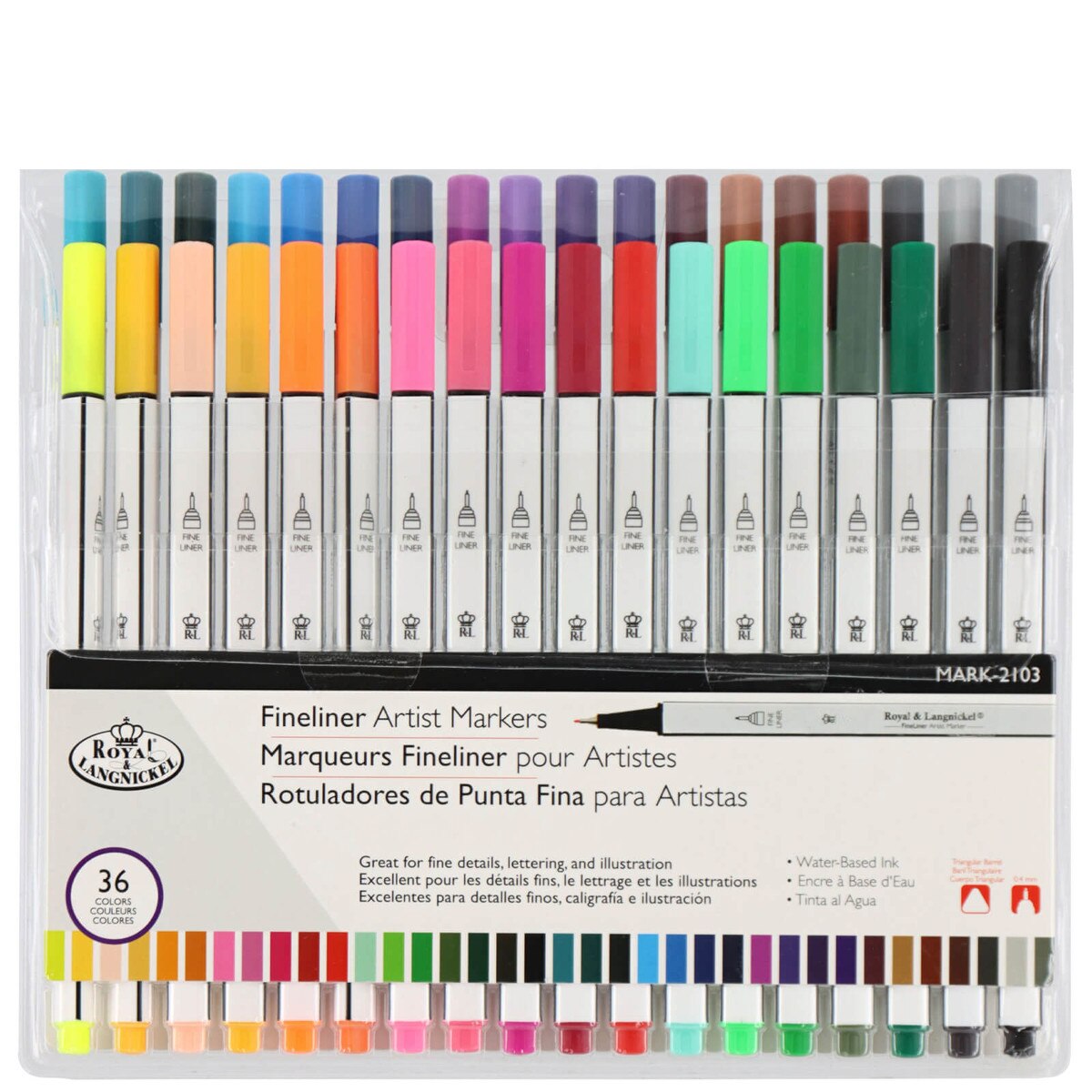 Fine Line Artist Markers - 36 Count