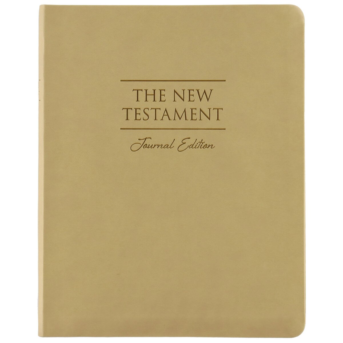 Faux Leather New Testament Journal Edition: Large Print