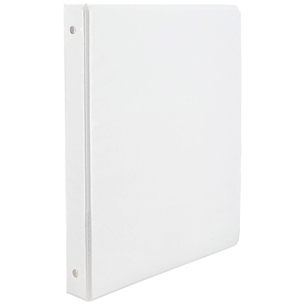 White Round Ring Pocket Binder - 1"