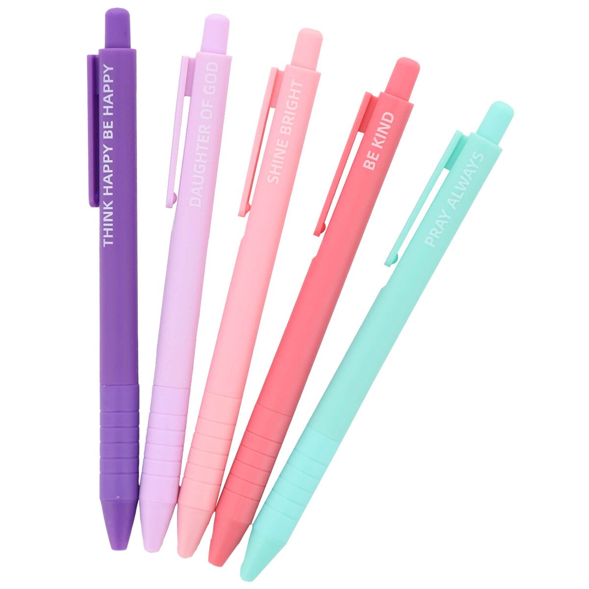 Think Happy Fine Point Pens - 5 Count