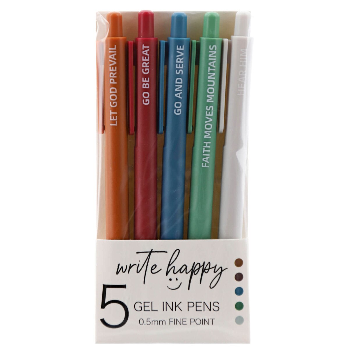 Go and Serve Fine Point Pens - 5 Count