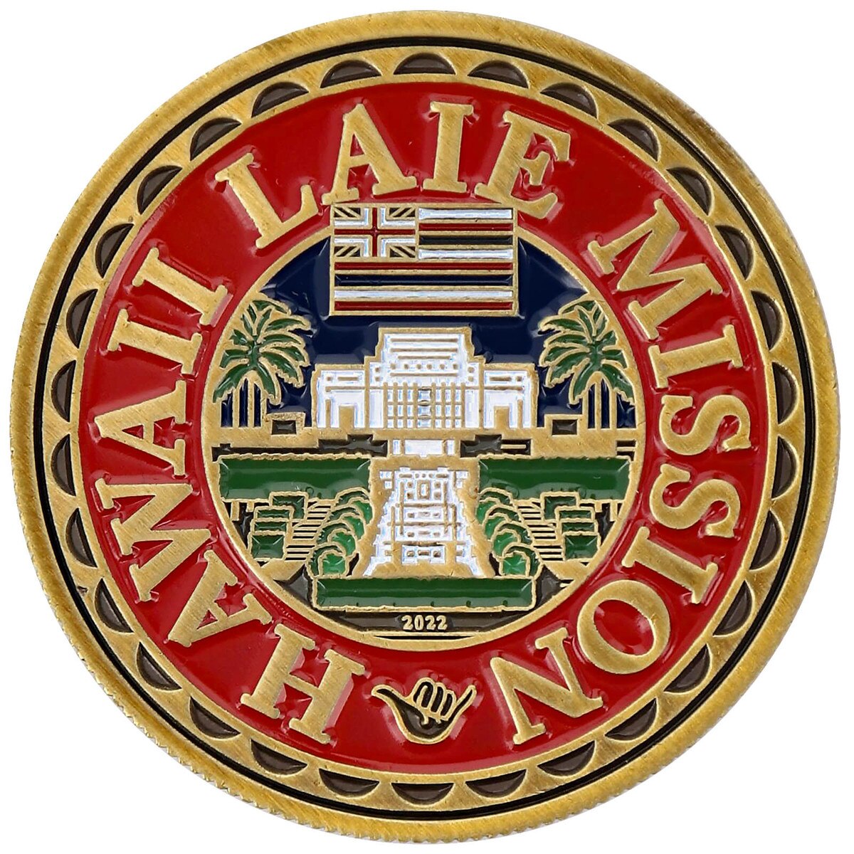 Hawaii Laei Commemorative Mission Coin