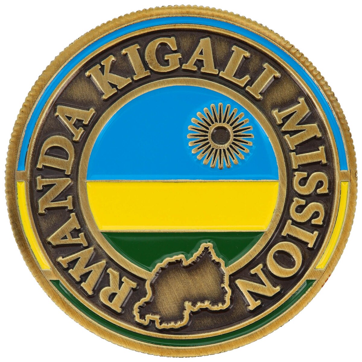 Rwanda Kigali Commemorative Mission Coin