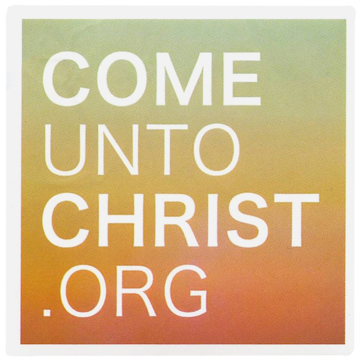 Come Unto Christ Sticker