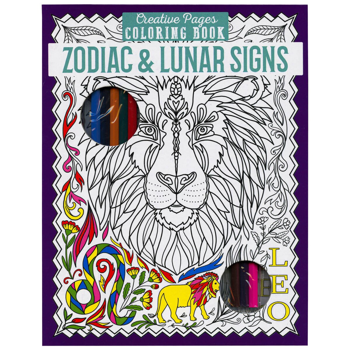 Zodiac & Lunar Signs Coloring Book