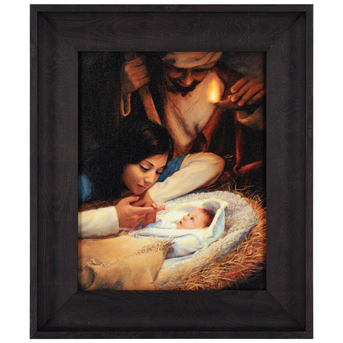 Framed Light Of The World By Jay Bryant Ward - 8" x 10"