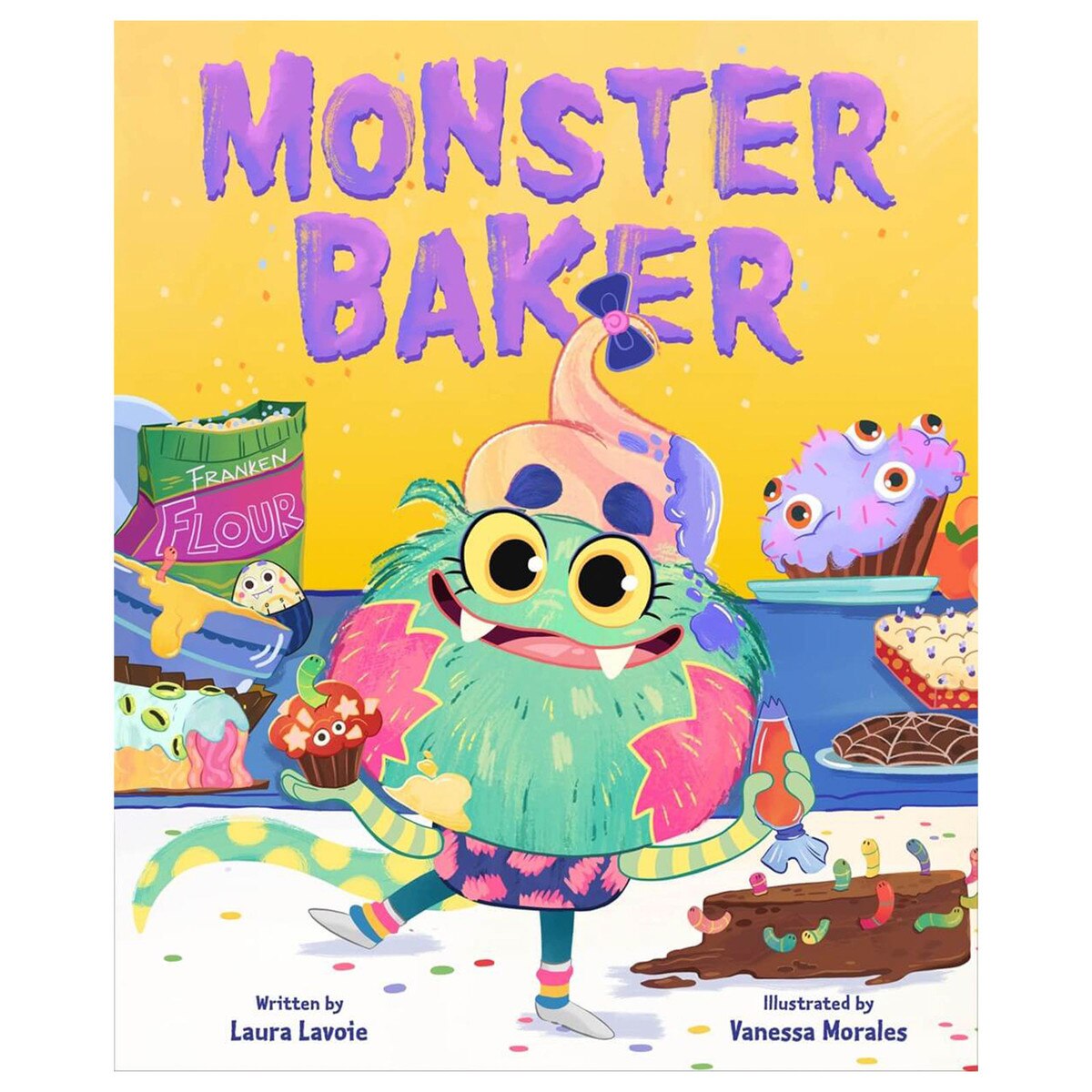 Monster Baker By Laura Lavoie and Illustrated By Vanessa Morales