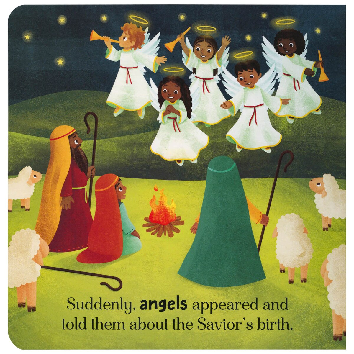 First Words Of Christmas Illustrated By Madeleine Marie