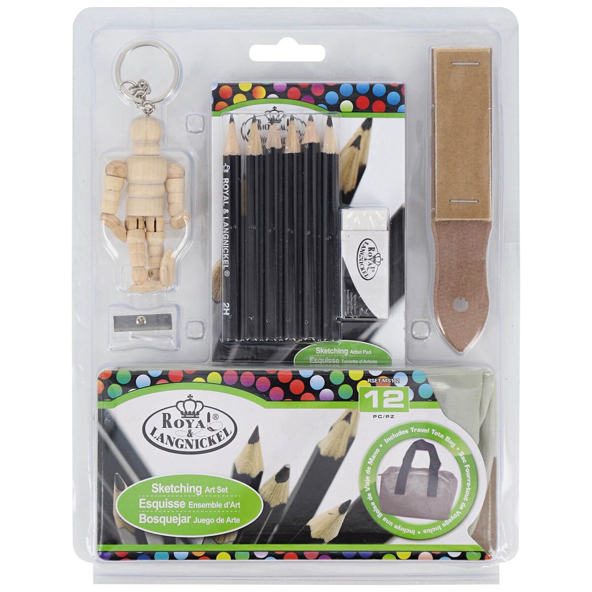 Mini Sketching Art Set - 12 Piece
