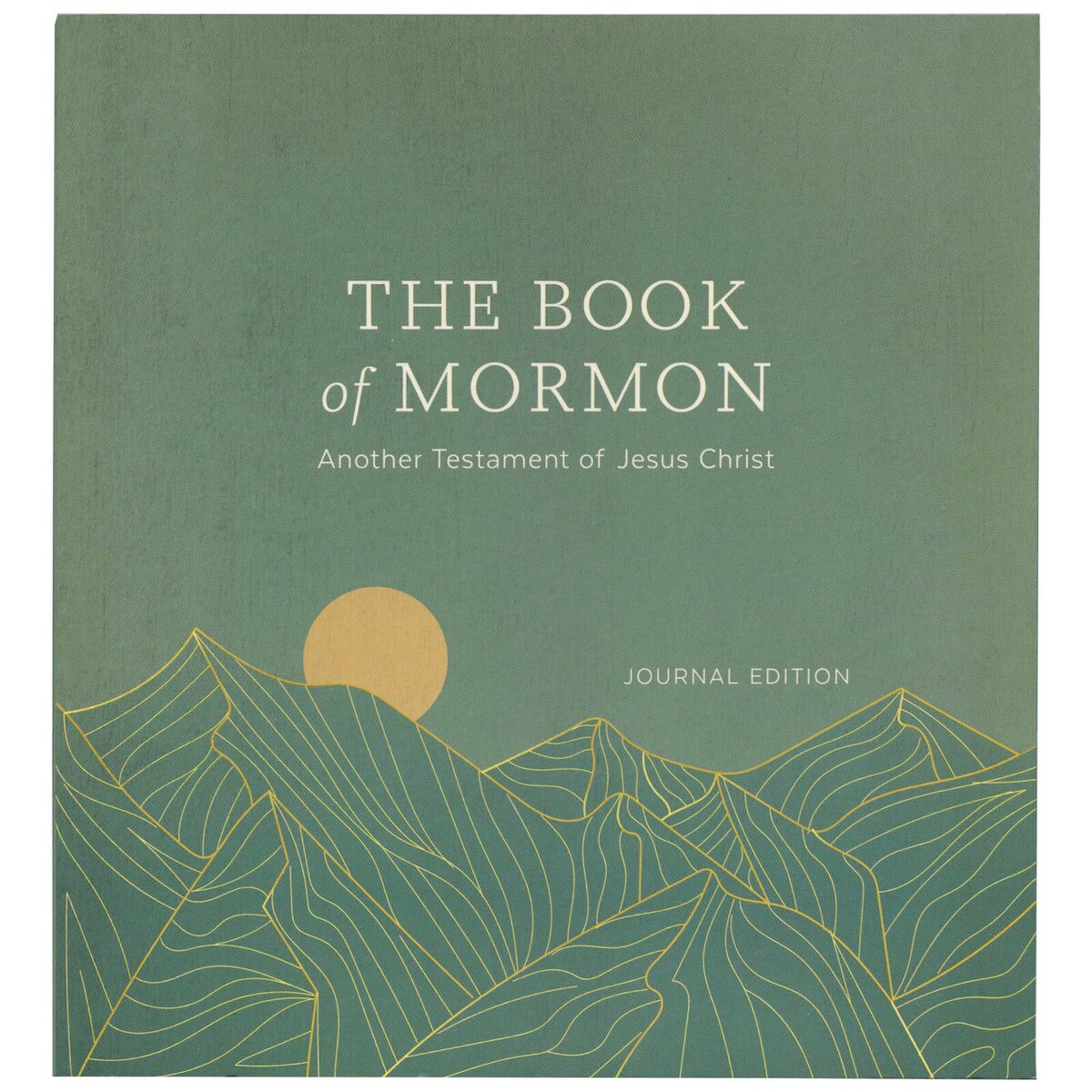 Unlined Mountain Book of Mormon Journal Edition