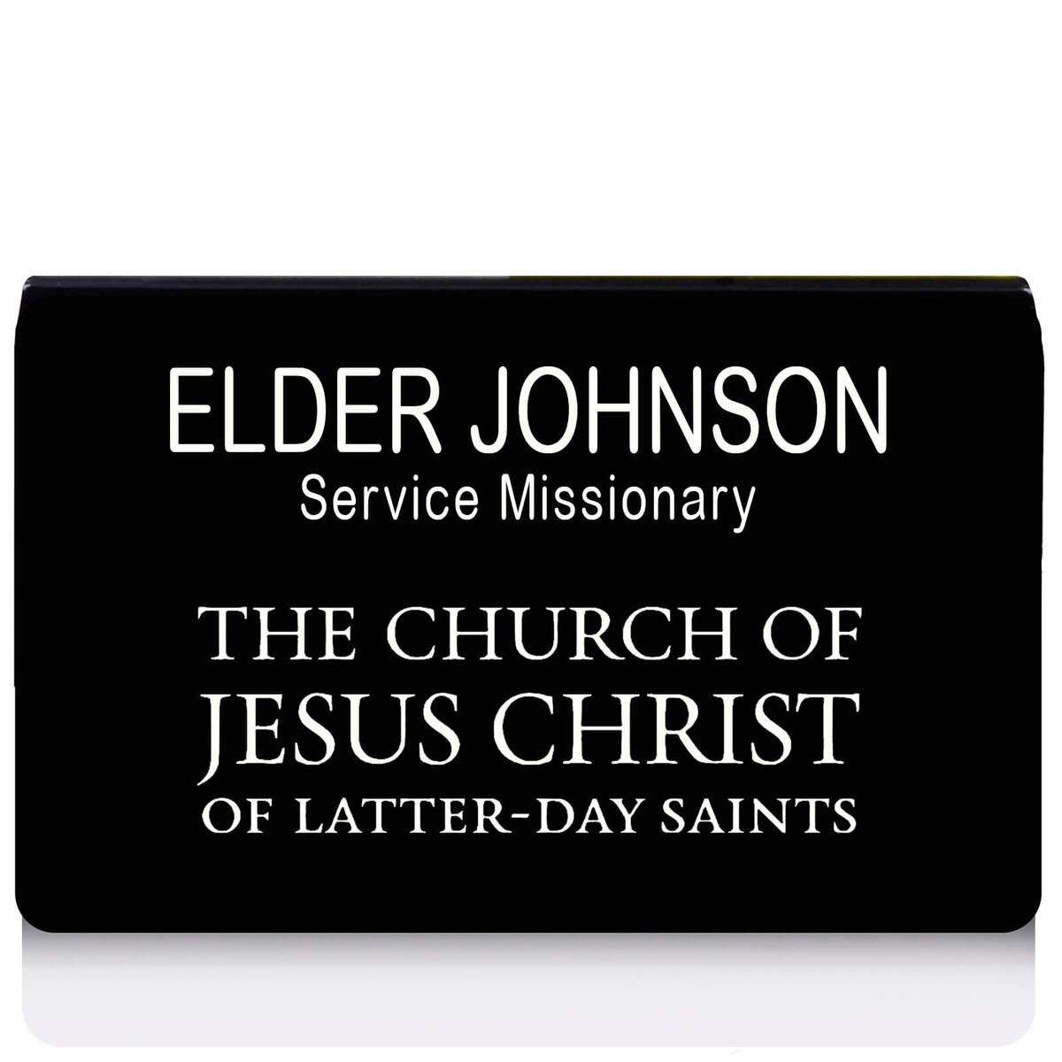 Service Missionaries Official Missionary Name Tag