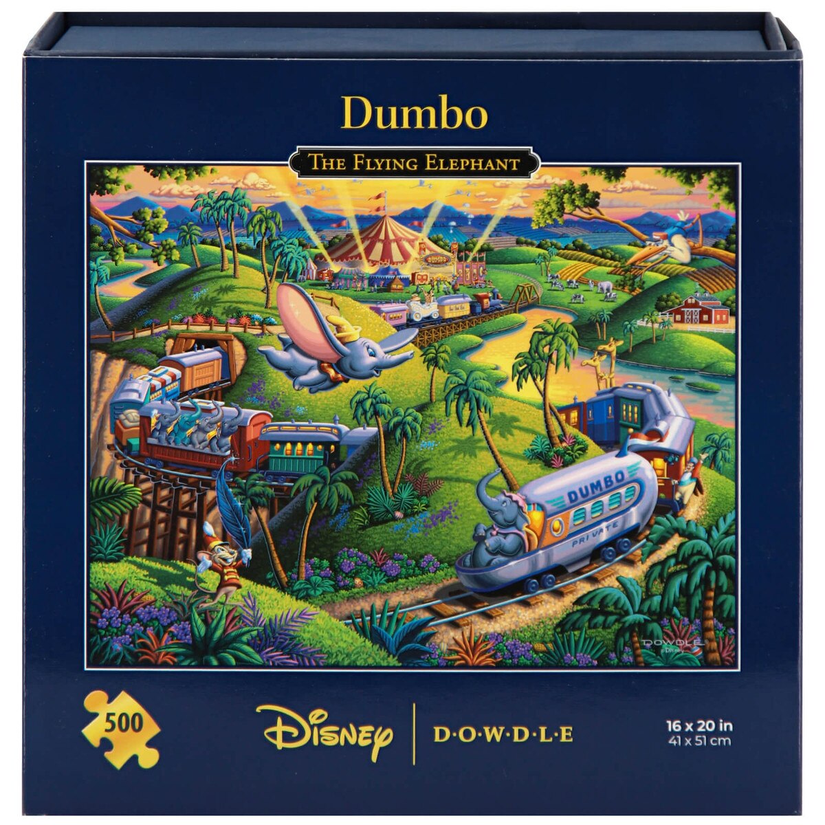 Dowdle Disney Dumbo: The Flying Elephant Puzzle - 500 Piece