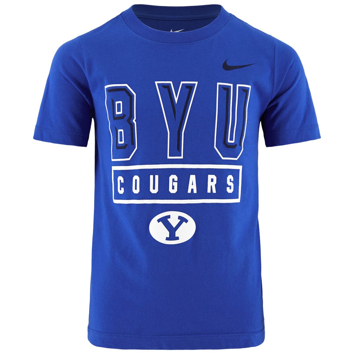 Youth Oval Y BYU Cougars T-Shirt - Nike