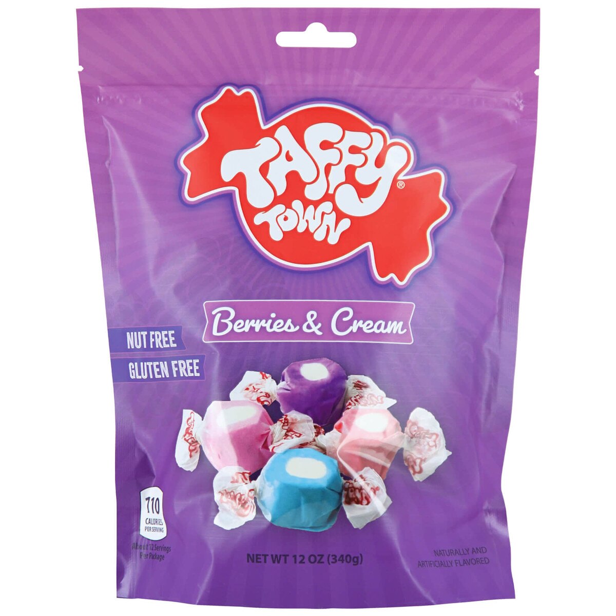 Berries & Cream Salt Water Taffy Bag - 12 Oz.