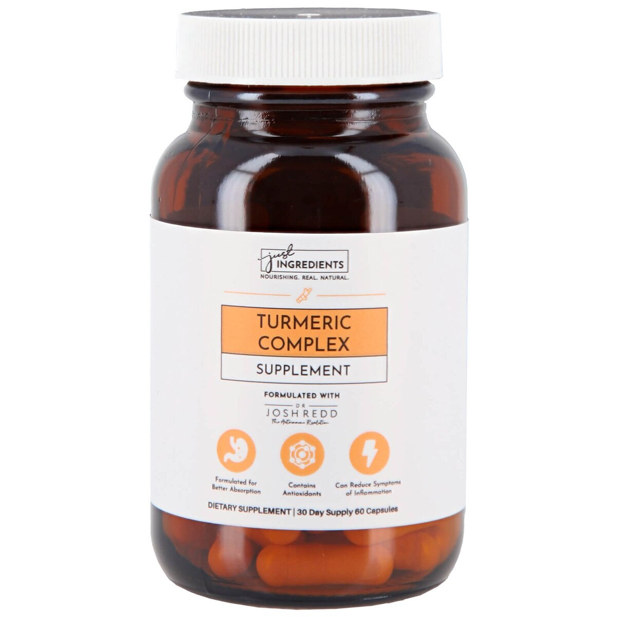 Turmeric Complex Supplement 60 Capsules - Just Ingredients