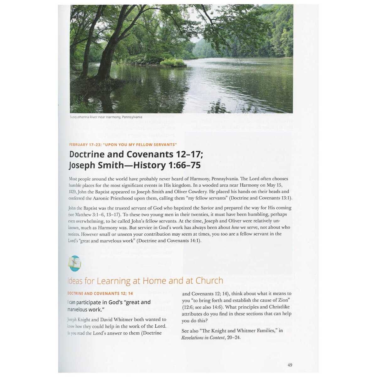 2025 Come, Follow Me—for Home and Church Doctrine and Covenants