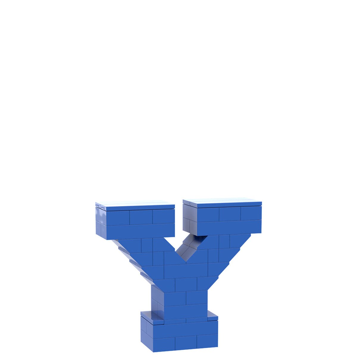 Mini Brick BYU Traditional Block Y Small - Brick-It