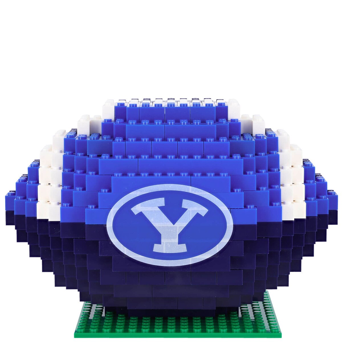 Mini Brick Oval Y BYU Football - BRXLZ