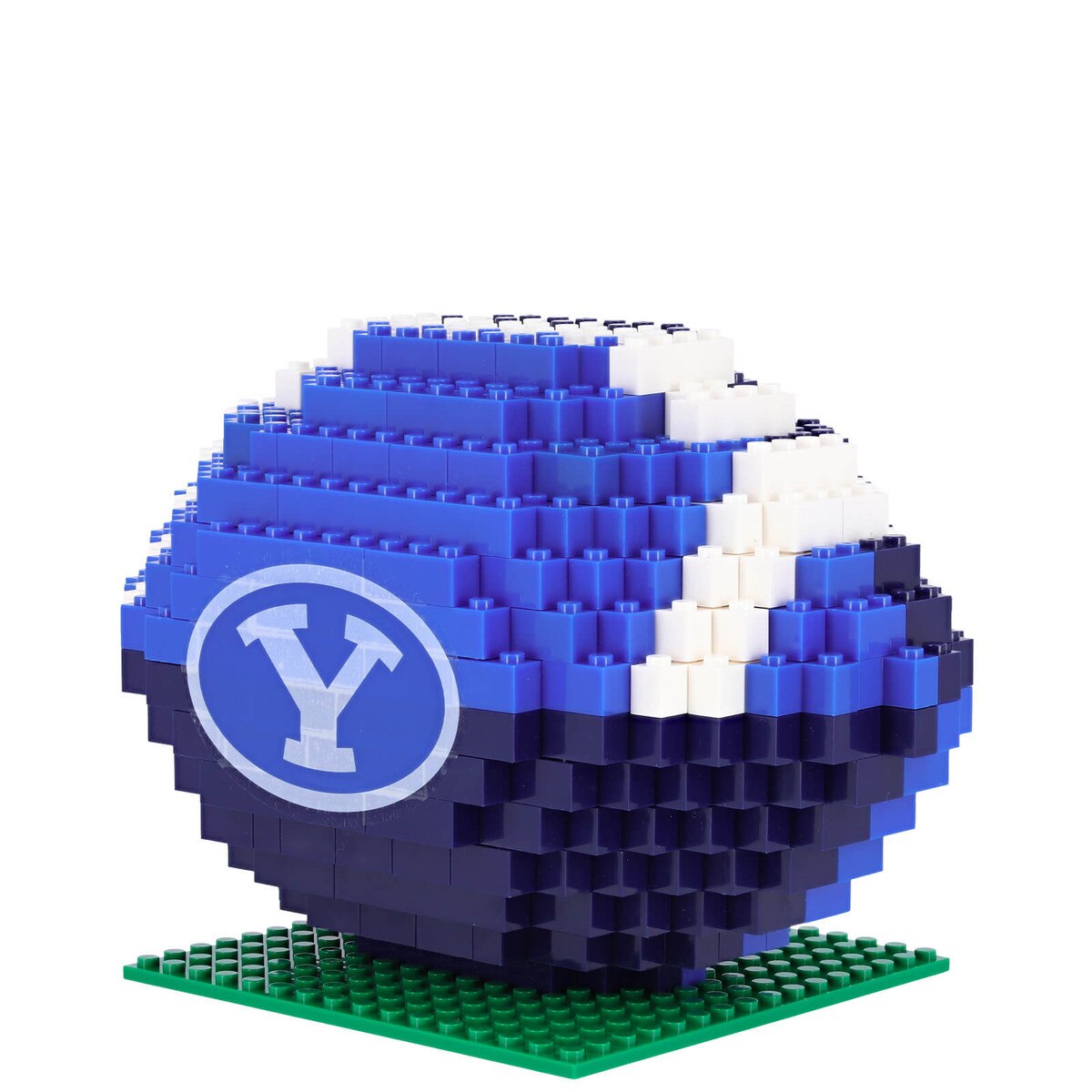 Mini Brick Oval Y BYU Football - BRXLZ