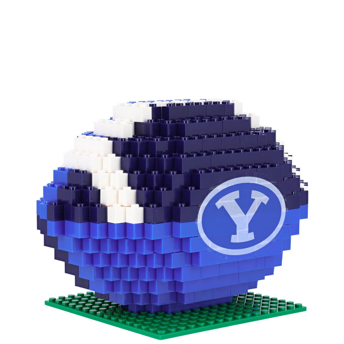 Mini Brick Oval Y BYU Football - BRXLZ