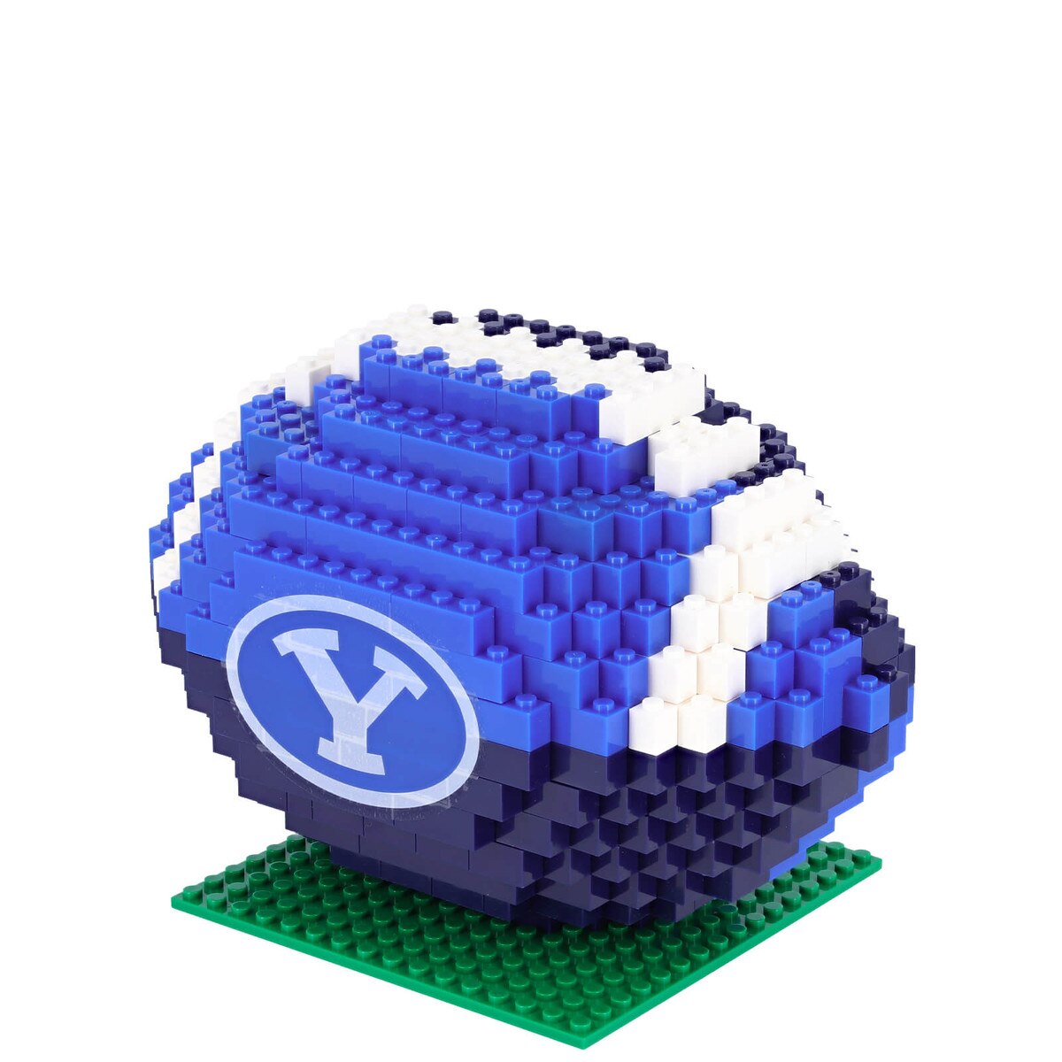 Mini Brick Oval Y BYU Football - BRXLZ