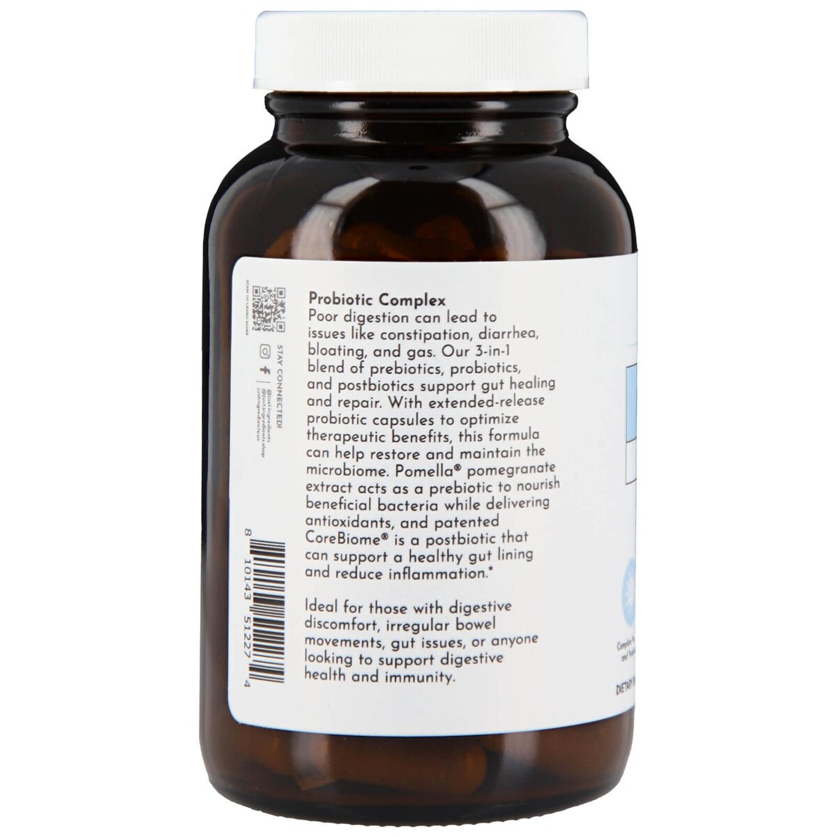 Probiotic Complex Supplement 90 Capsules - Just Ingredients